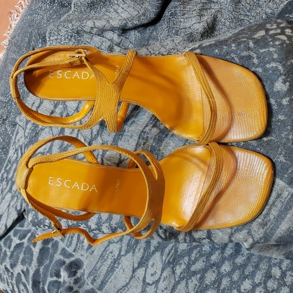 Escada | Shoes | Escada Strappy Sandals | Poshmark